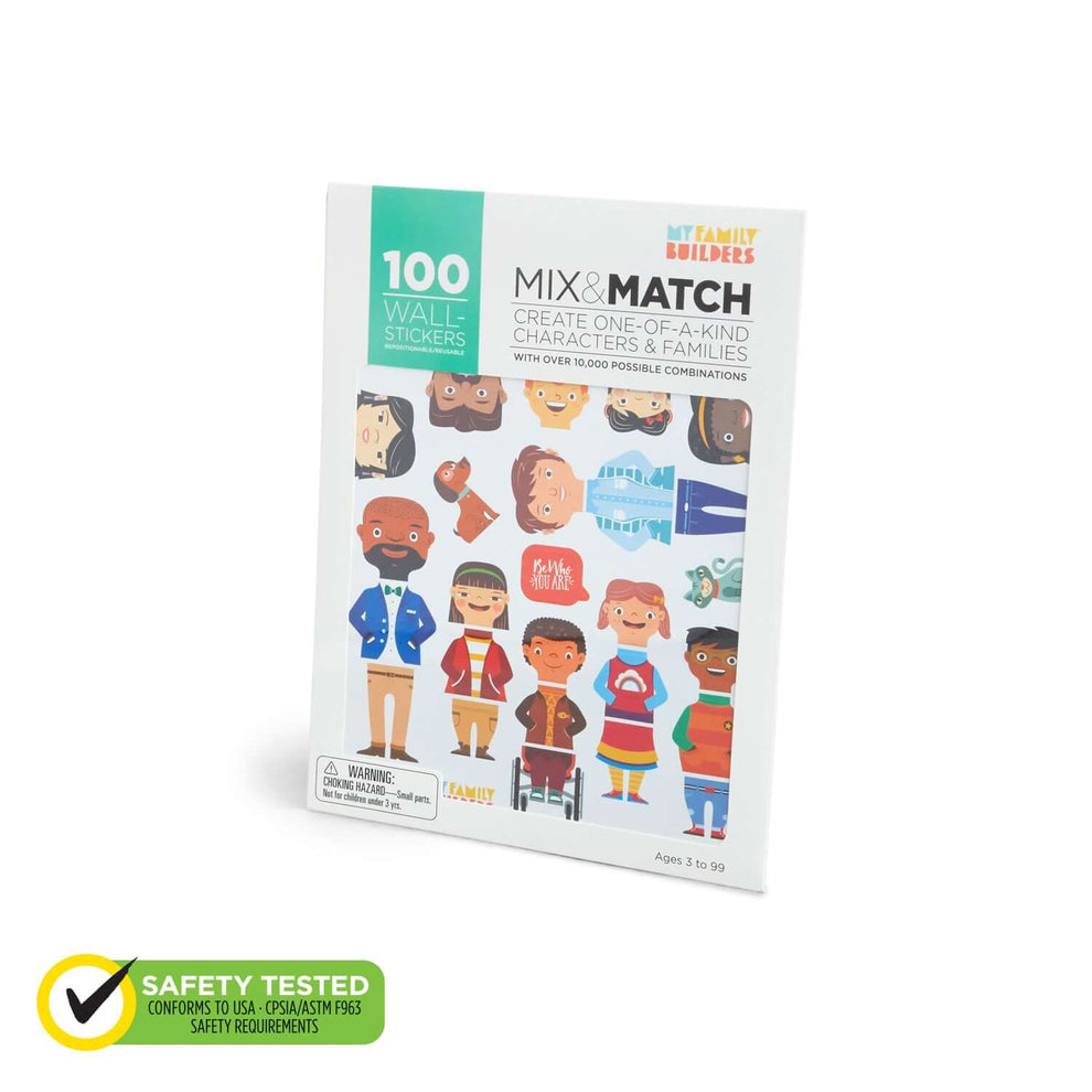 One-Hundred Wall Stickers for Creative Play – MyFamilyBuilders