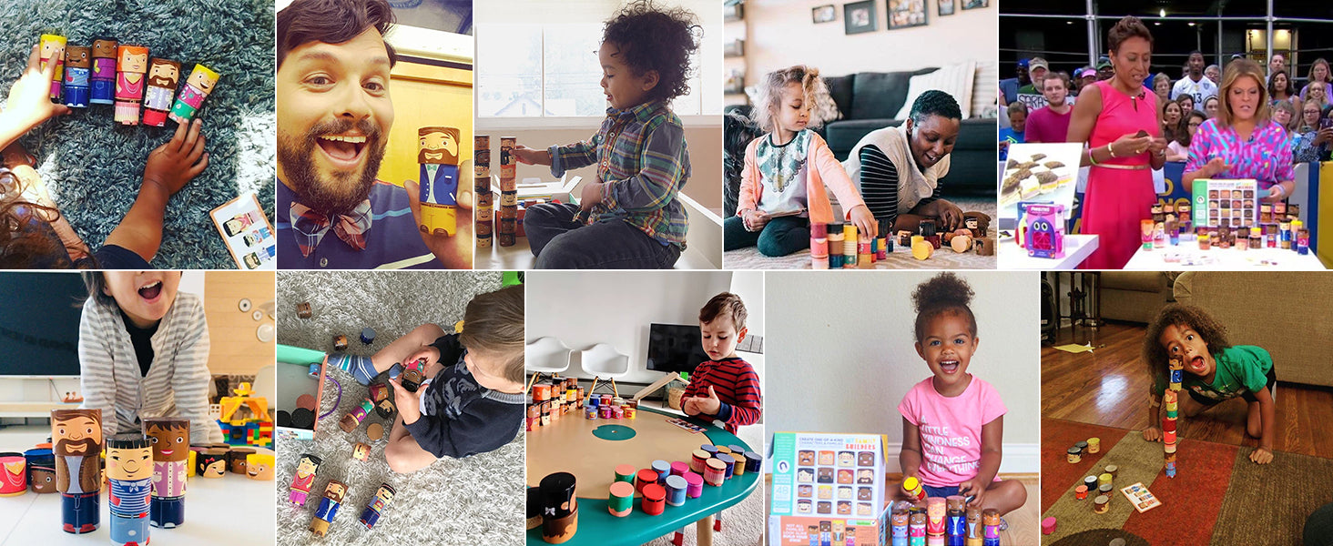 Magnetic Wooden Figures for Classrooms and Homes – MyFamilyBuilders