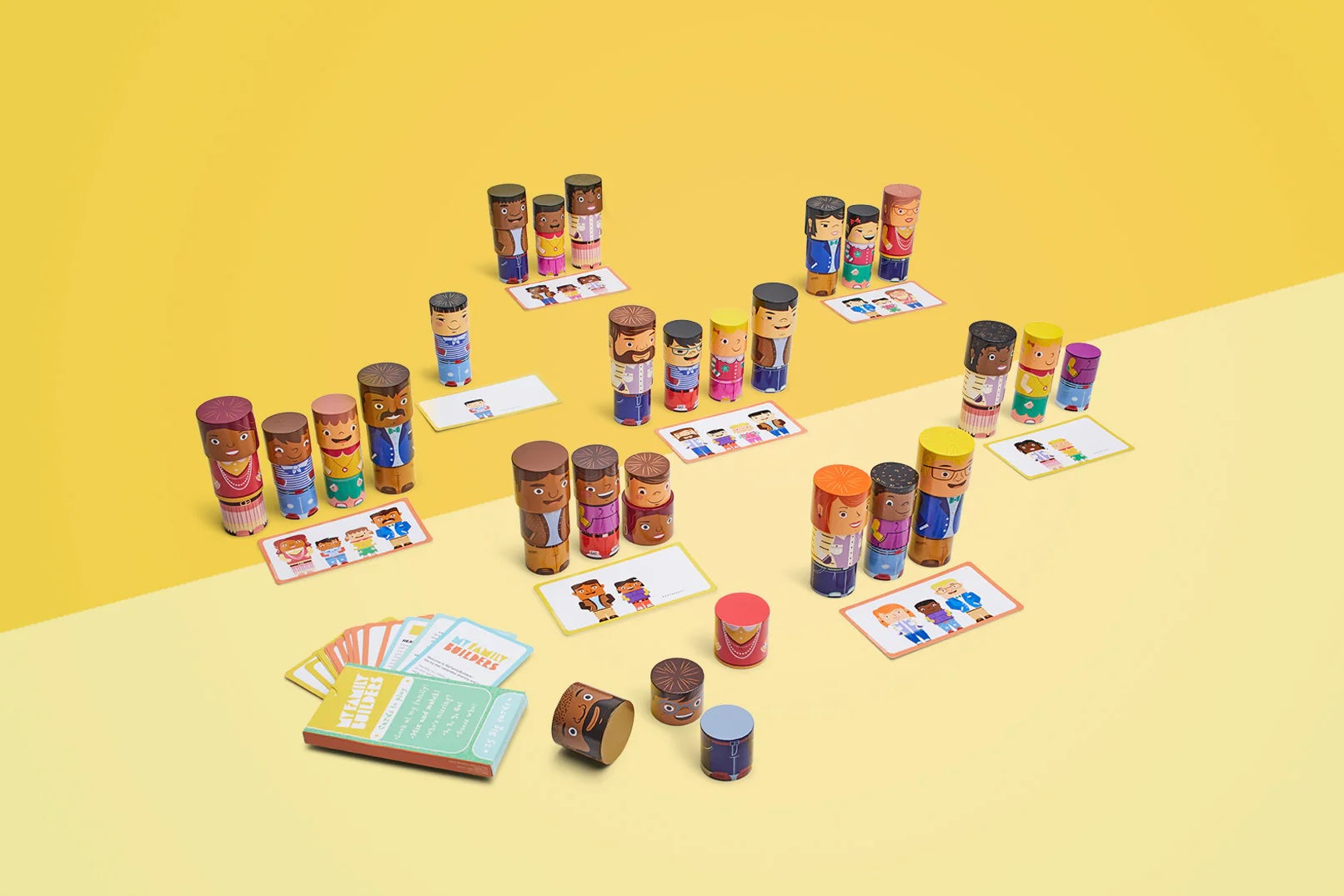 Magnetic Wooden Figures for Classrooms and Homes – MyFamilyBuilders