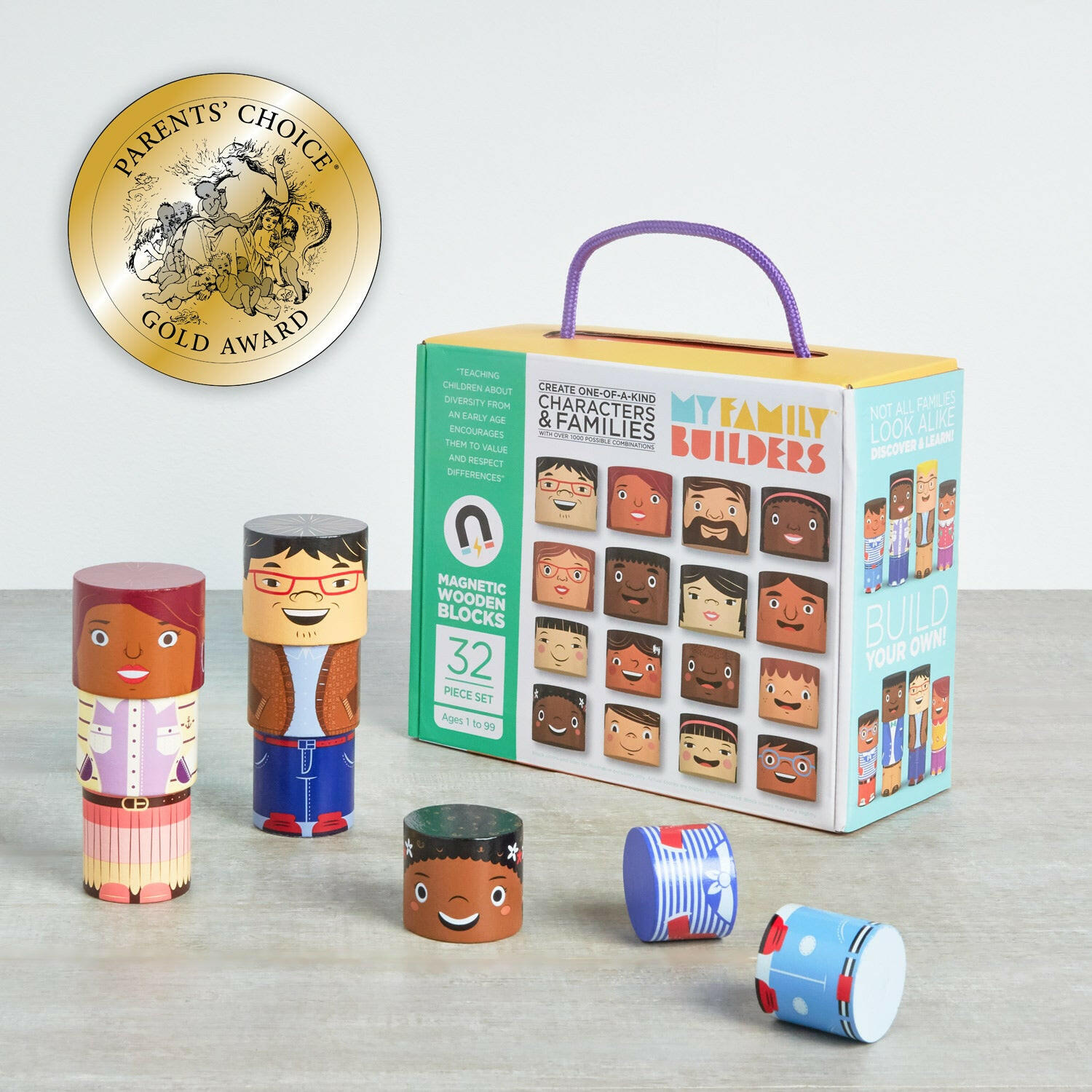 My Family Builders – Magnetic Wooden Diversity Toys for Kids ...