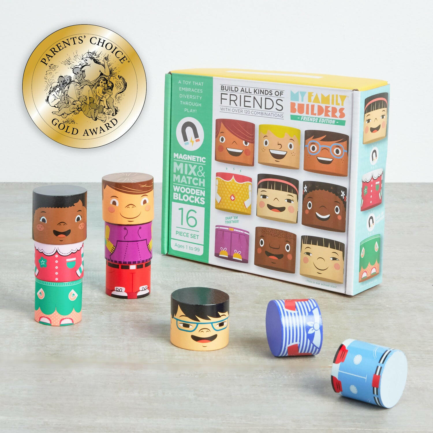 Magnetic Wooden Figures for Classrooms and Homes – MyFamilyBuilders